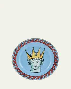 GINORI 1735 Ii Viaggio Di Nettuno Blue Dinner Plate Blue