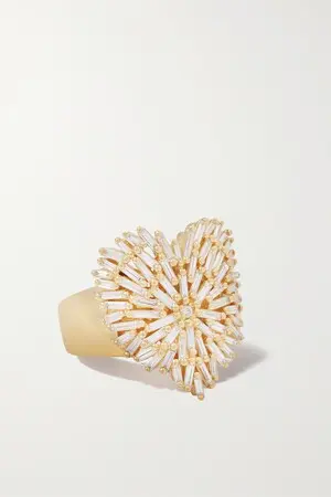 SUZANNE KALAN Heart Diamond Ring