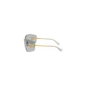 Miu Miu Aube Sunglasses - Light Gray Lenses