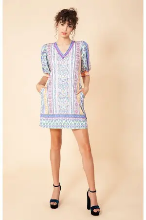 Hale Bob Hale Bob Leanna Beaded Jersey Dress - Multicolor