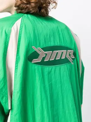 AMBUSH Logo-patch Dolman-sleeve Shirt - Green