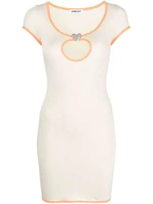AMBUSH Cut-out Trim-detail Mini Dress