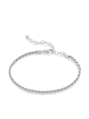 Monica Vinader Monica Vinader Rope Chain Bracelet Silver