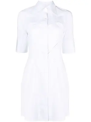 AMBUSH Cut-out Shirtdress - White