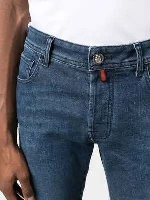 BILLIONAIRE Mid-rise Straight Leg Jeans