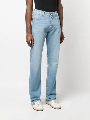 BILLIONAIRE Mid-rise Straight Leg Jeans