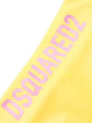 Dsquared2 Logo-print Bikini Bottom - Yellow
