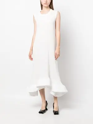 MELITTA BAUMEISTER Ruffled Midi Dress
