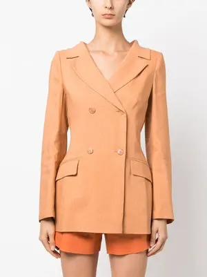 Alberta Ferretti Notched-lapels Double-breasted Blazer