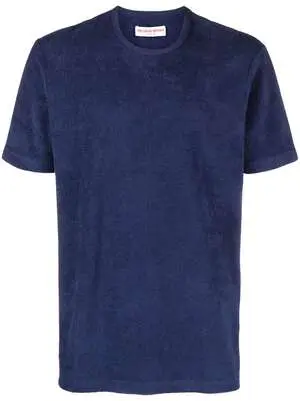 Orlebar Brown Nicolas Terry-cloth Effect T-shirt - Blue