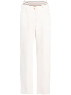 Brunello Cucinelli Mid-rise Wide-leg Trousers
