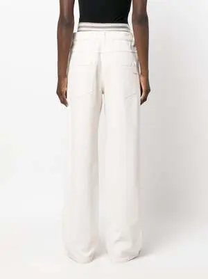 Brunello Cucinelli Mid-rise Wide-leg Trousers
