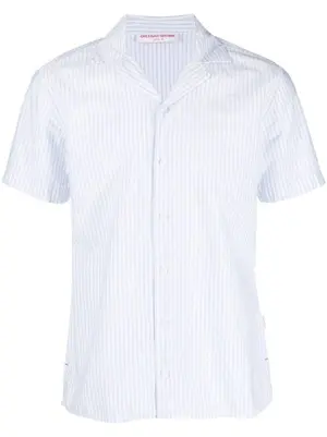 Orlebar Brown Travis Striped Short-sleeve Shirt