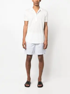 Orlebar Brown Sebastian Short-sleeve Linen Polo Shirt