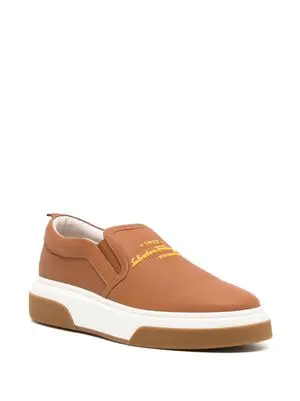 FERRAGAMO Cassina Embossed-logo Sneakers