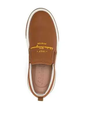 FERRAGAMO Cassina Embossed-logo Sneakers