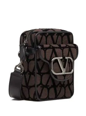 Valentino Garavani Mini Locò Toile Iconographe Shoulder Bag