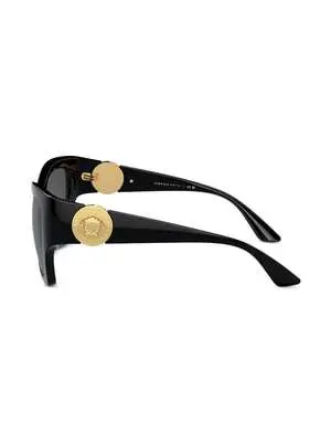 Versace Logo-plaque Cat-eye Frame Sunglasses