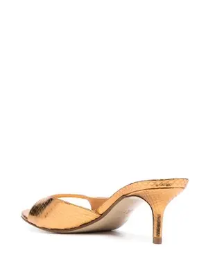 FRANCESCO RUSSO 65mm Leather Sandals