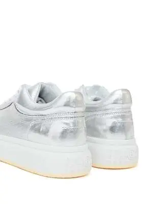 MAISON MARGIELA Lace-up Sneakers - Silver
