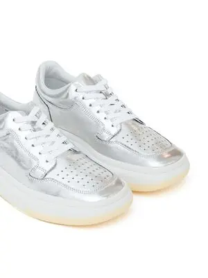 MAISON MARGIELA Lace-up Sneakers - Silver