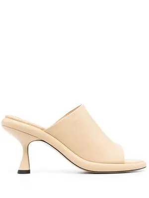 WANDLER 80mm Leather Slip-on Sandals