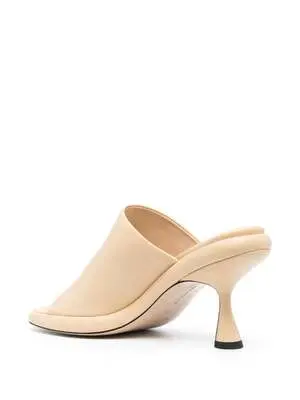 WANDLER 80mm Leather Slip-on Sandals