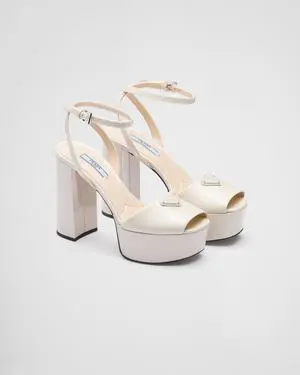 Prada Patent Leather Platform Sandals
