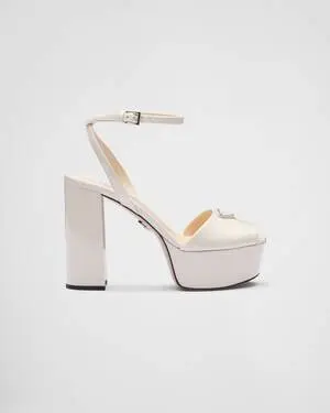 Prada Patent Leather Platform Sandals