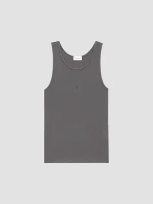 Saint Laurent Cassandre Tank Top Anthracite
