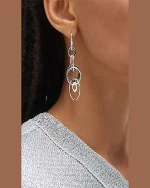 Ippolita Sterling Jet Set Drop Earrings - Silver