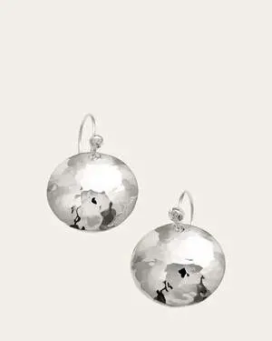 Ippolita Sterling Disc Diamond Earrings - Silver