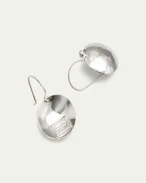 Ippolita Sterling Disc Diamond Earrings