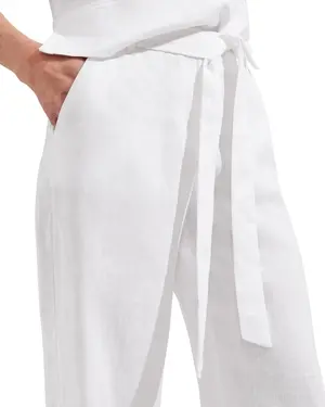 HOBBS LONDON Jacqui Linen Trousers