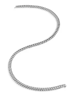 David Yurman Sterling Cable Link Wrap Bracelet - Silver