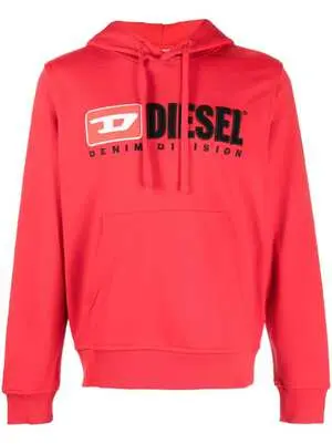 DIESEL® Logo-patch Cotton-blend Hoodie