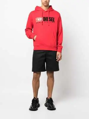 DIESEL® Logo-patch Cotton-blend Hoodie