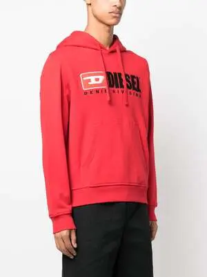 DIESEL® Logo-patch Cotton-blend Hoodie