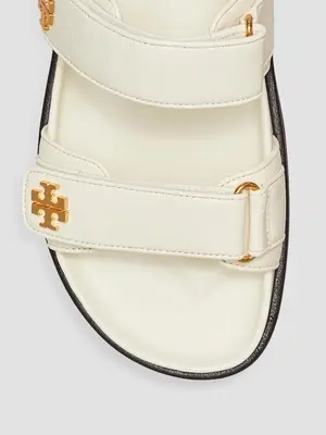 Tory Burch Kira Sport Leather Sandals - Ivory