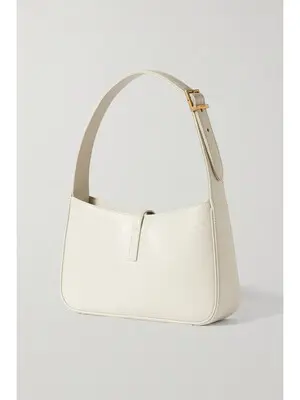 Saint Laurent Le 5 À 7 Leather Shoulder Bag - Neutrals