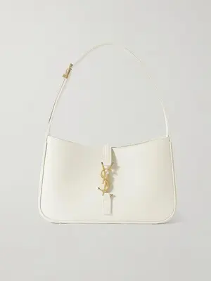 Saint Laurent SAINT LAURENT Le 5 À 7 Mini Leather Shoulder Bag Neutrals