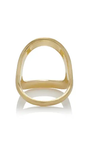 WHITE/SPACE Continuity 14k Yellow Gold Diamond Ring