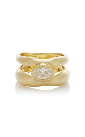 WHITE/SPACE Hover 14k Yellow Gold Diamond Ring