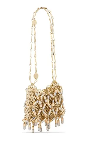 Rabanne 1969 Nano Brass Pill Shoulder Bag