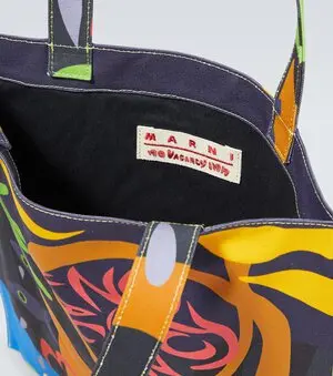 Marni X No Vacancy Inn Printed Tote
