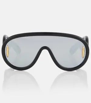 Loewe Wave Mask Sunglasses - Black
