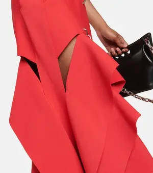 Alexander McQueen Cutout Off-shoulder Gown