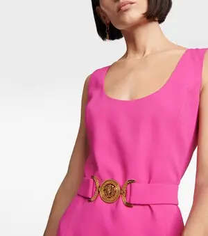 Versace Medusa '95 Belted Midi Dress
