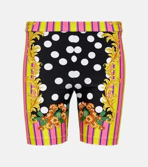 Versace Printed Shorts For Women