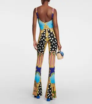 Versace Medusa Palm Springs Flared Jumpsuit